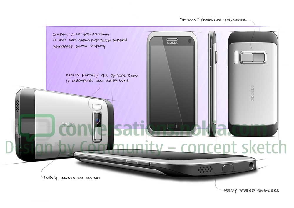Nokia Future Designs Revealed: Pick the Smartphone Sketch You Like ...