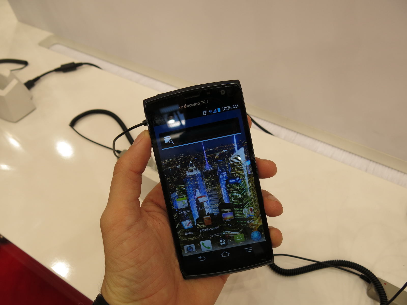 MWC 2013: Fujitsu Arrows X F-02E Hands on Shows Fingerprint Sensor and ...