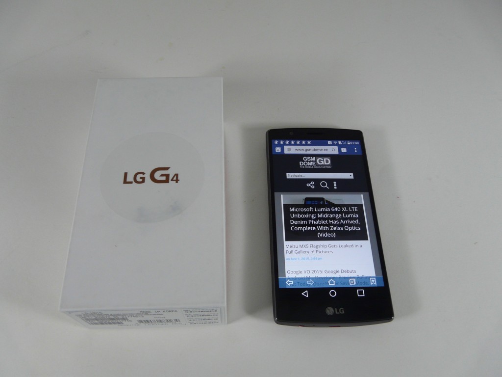 LG G4 Unboxing: Red Box Hides Leathery Newcomer With Promising Camera ...