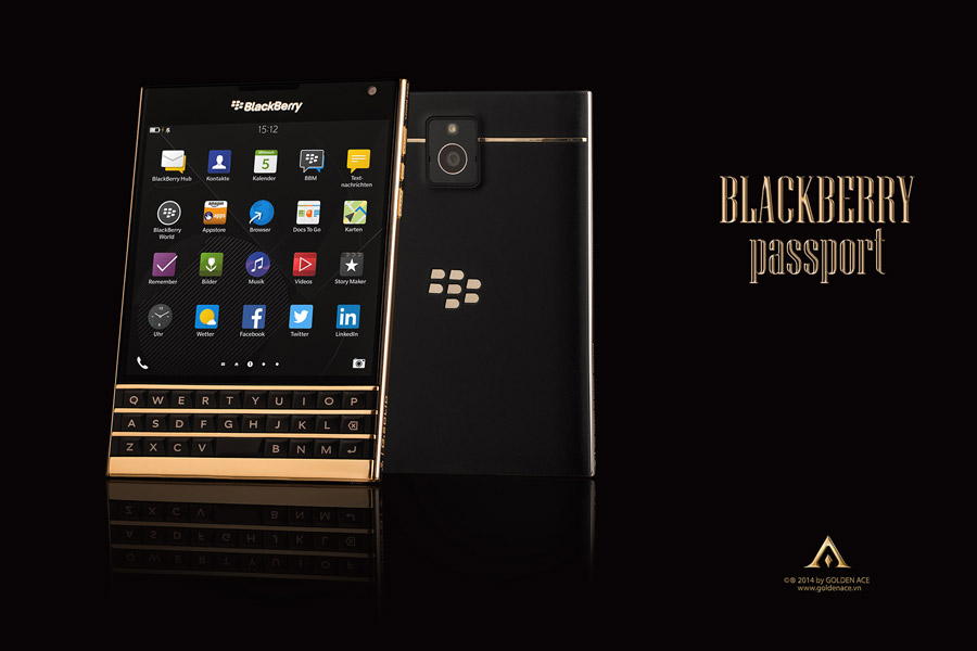 BlackBerry Passport Gets A 24K Gold Variant From A Vietnamese Producer BlackBerry Passport Gets A 24K Gold Variant From A Vietnamese Producer