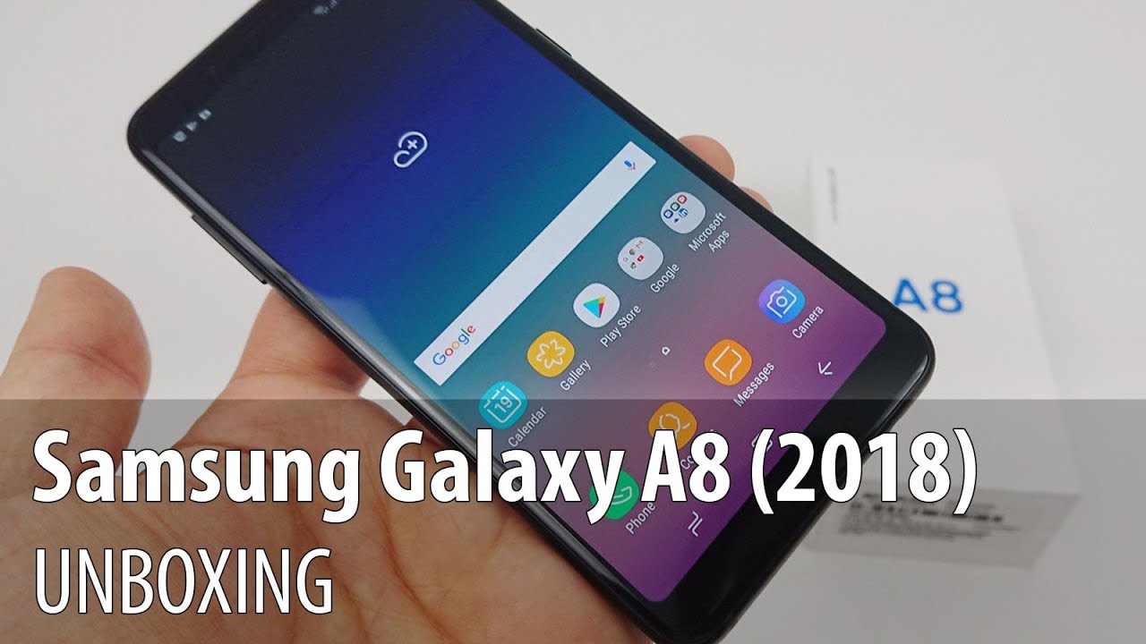 Samsung Galaxy A8 (2018) Unboxing: Dual Camera Midrange Phone Goes the ...