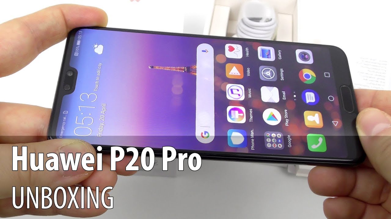 Huawei P20 Pro Unboxing: Triple Camera