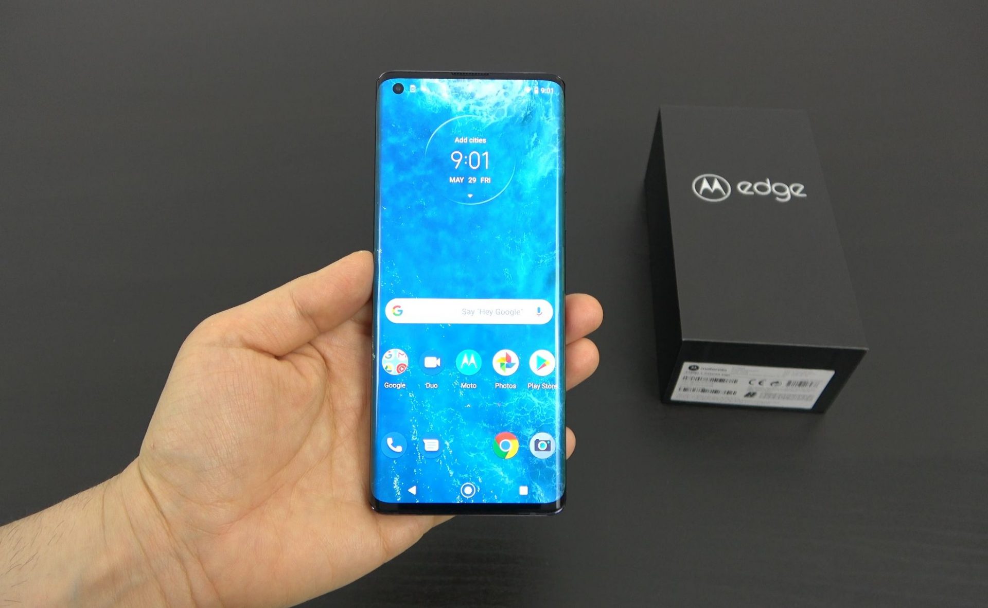 Motorola Edge Unboxing: Waterfall Screen, 5G and Quad Camera Make a ...